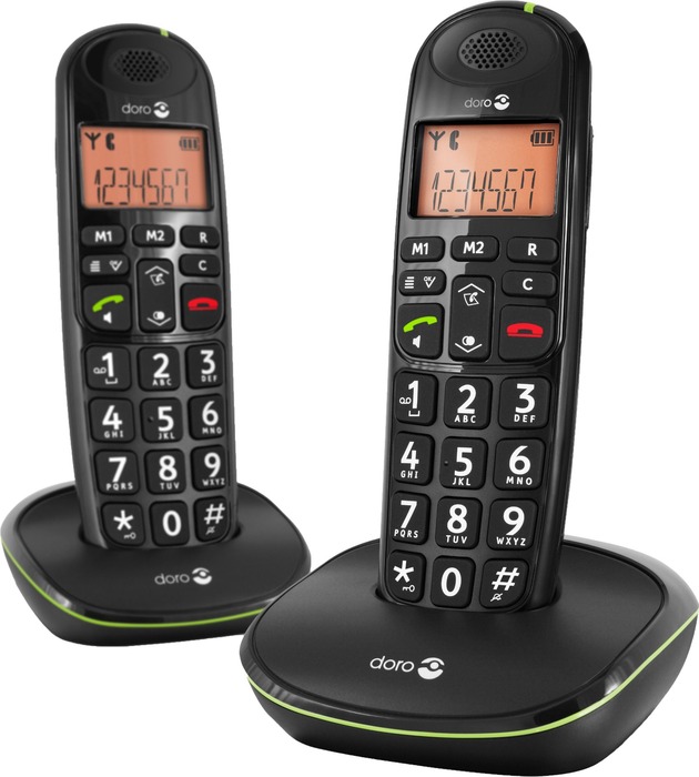 DORO PhoneEasy 100w Duo Zwart of Wit :: orevo
