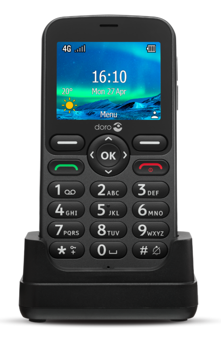 DORO GSM 5860 Eenvoudige GSM - 4G (Graphite) :: orevo